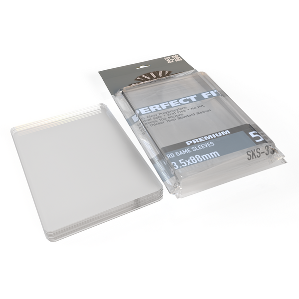 Perfect Fit Premium Card Game Sleeves (63.5x88mm) -55 Pack, 100 Micron ...
