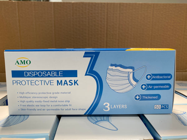 Disposable 3-ply Mask (non-Medical) 50-pack (IN STOCK!!) – sleevekings